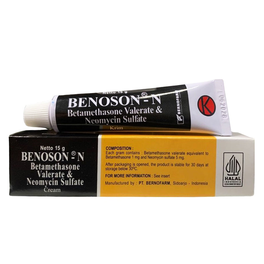 Jual Benoson N Krim Obat Peradangan Kulit - 15 gr [BFI] Harga Terbaik ...
