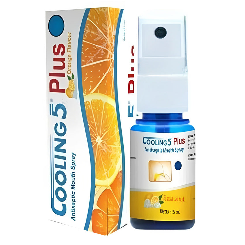 Cooling 5 Orange Obat Sariawan dan Sakit Tenggorokan - 15 mL – FAVO