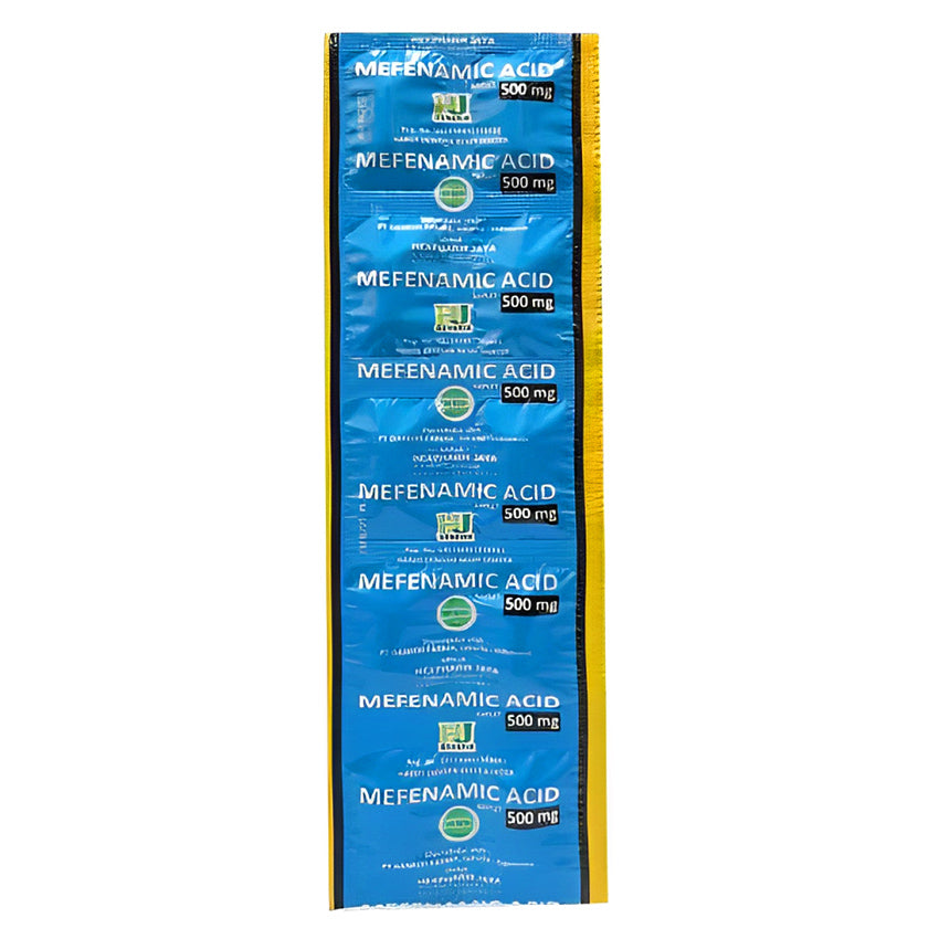 Jual Mefenamic Acid 500mg Obat Pereda Nyeri - 10 Kaplet [HJ] Harga ...