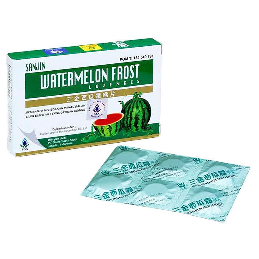 Sanjin Watermelon Frost Lozenges Obat Sariawan - 12 Tablet – FAVO