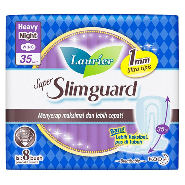 Jual Laurier Super Slimguard Night Wing 35 cm - 8 Pads Harga Terbaik ...